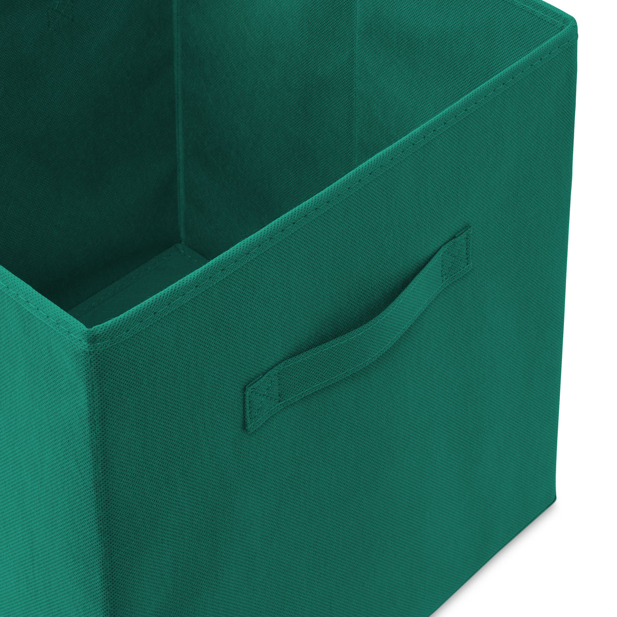 12 Pack 13" Collapsible Fabric Cubes, Storage Bins - Teal – Casafield.com